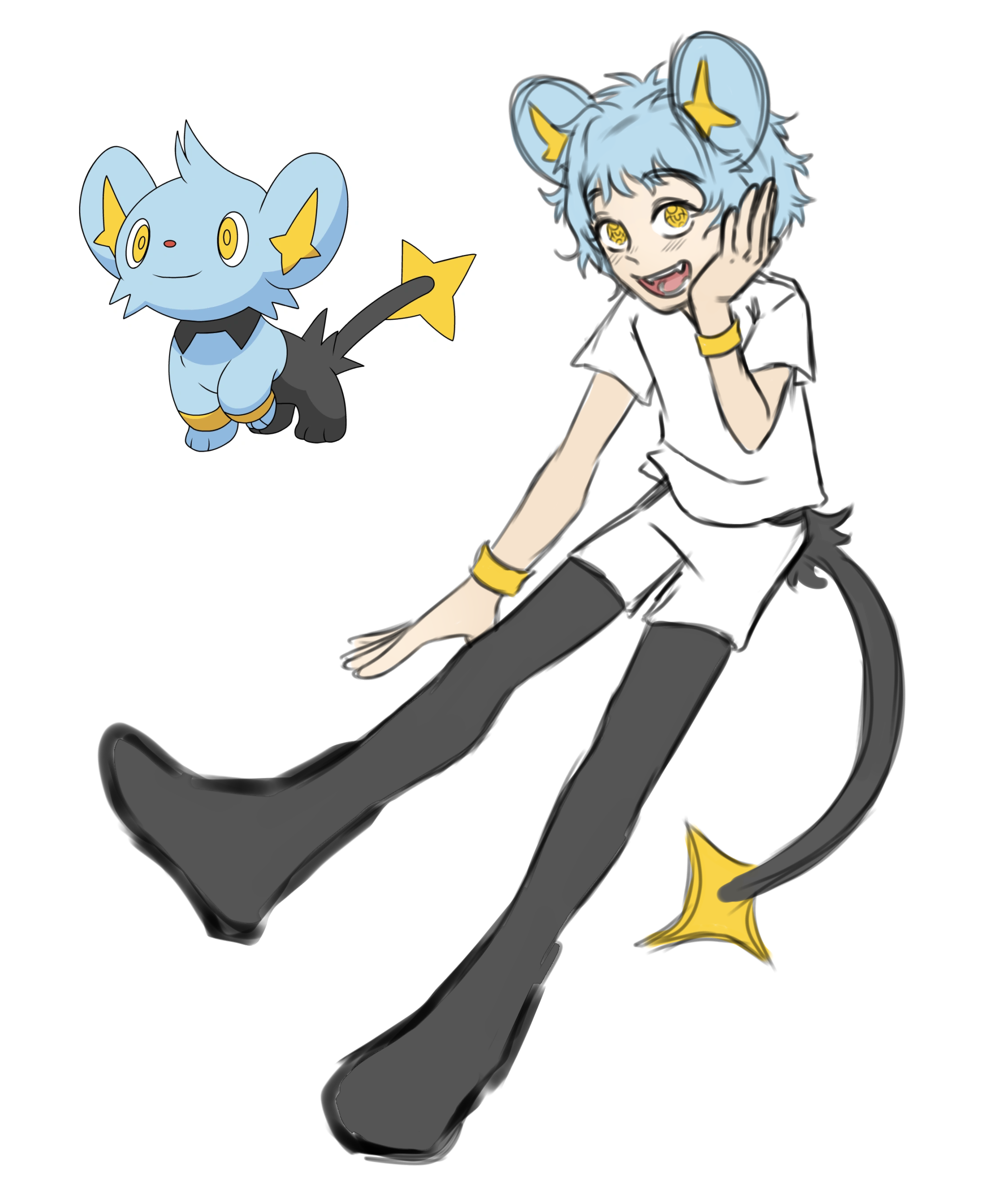 Shinx as a Human - ibisPaint