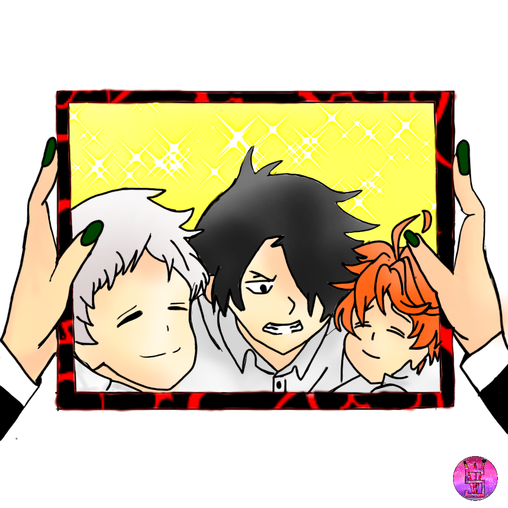 promise neverland picture frame - ibisPaint