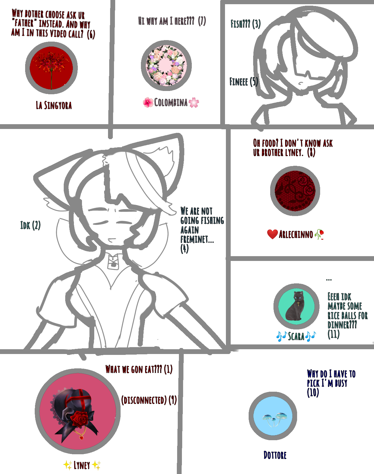 a video call - ibisPaint