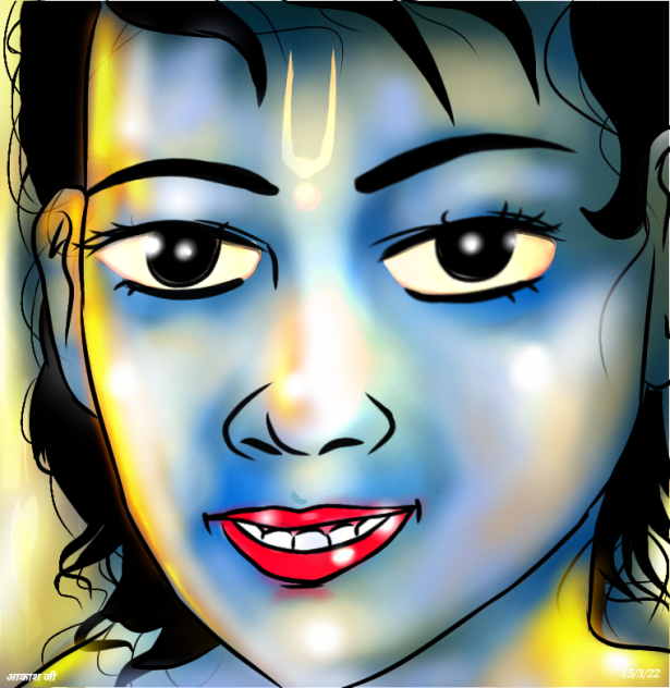 Sri Krishna ji🙏🏻 - ibisPaint