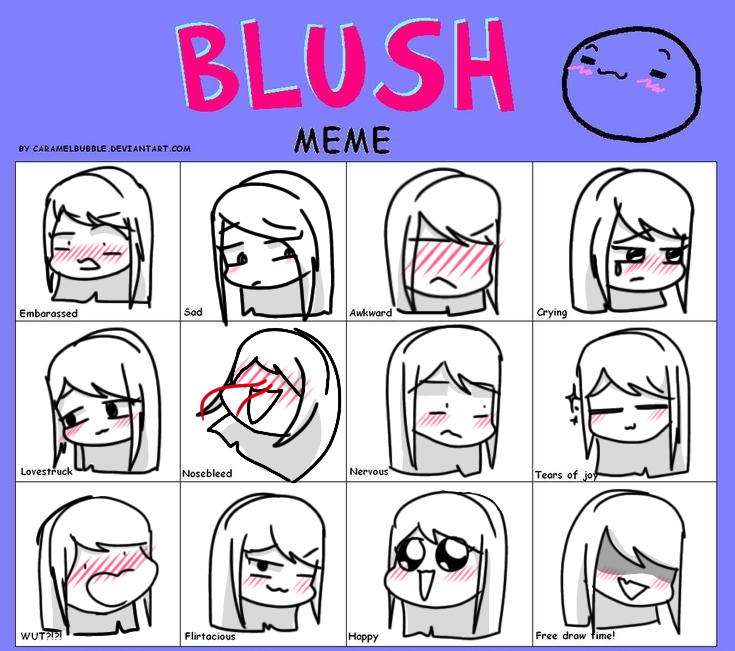 Blush meme 😂 - ibisPaint