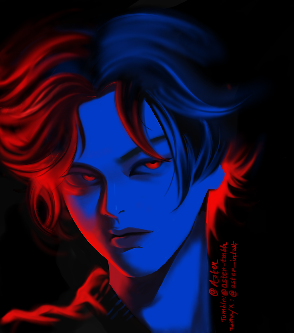 Sasuke Uchiha light study 1 - ibisPaint