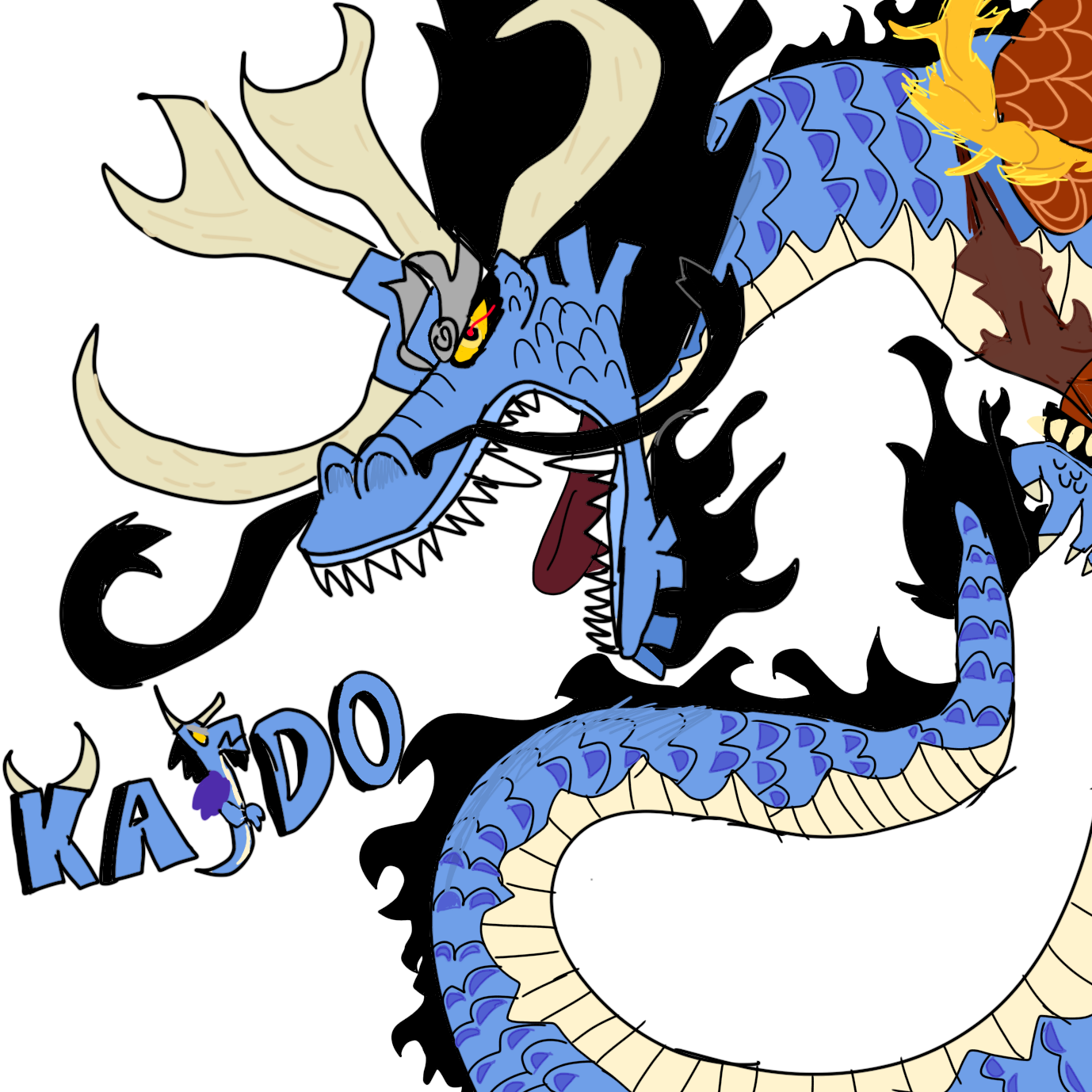 kaido from onepiece - ibisPaint