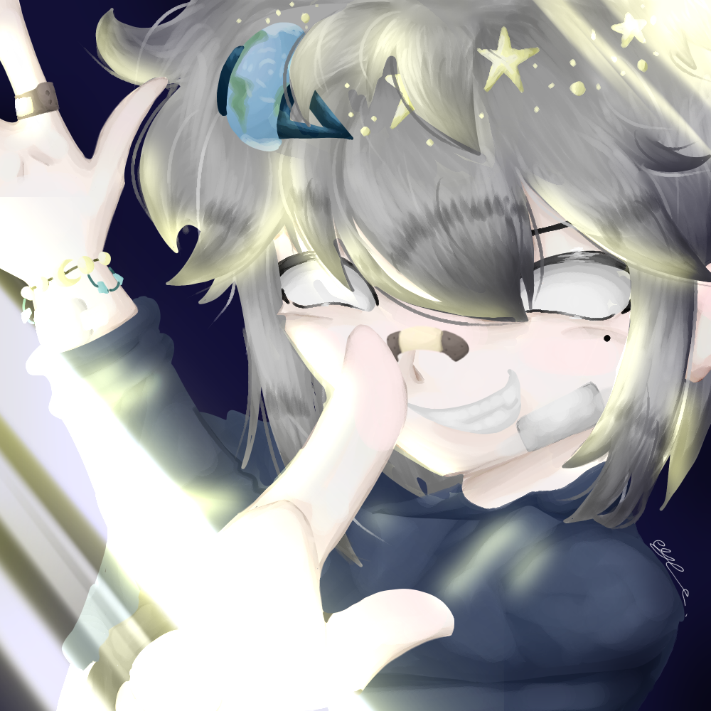 Moon,Luna - ibisPaint