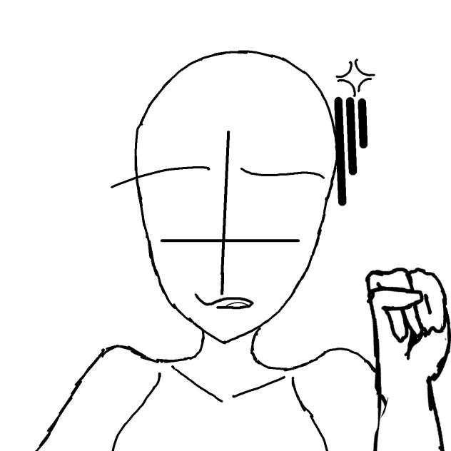 Disgusted body template - ibisPaint