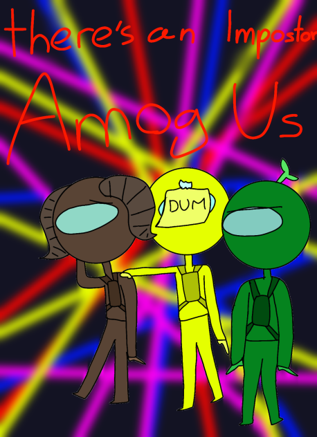 there's an impostor among us cover - ibisPaint