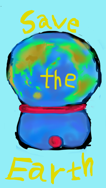 save the earth - ibisPaint
