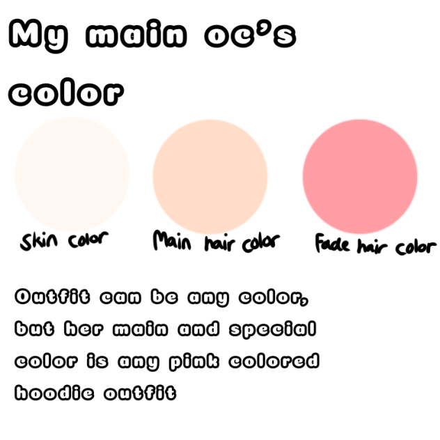 My main oc’s color - ibisPaint