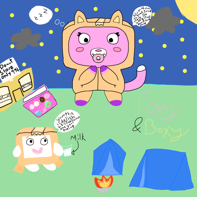 lankybox foxy & Boxy - ibisPaint