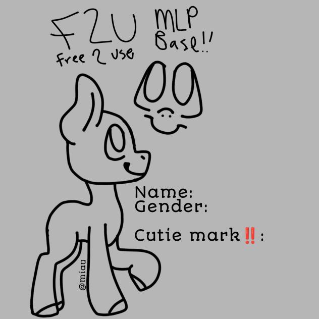 F2U MLP base - ibisPaint