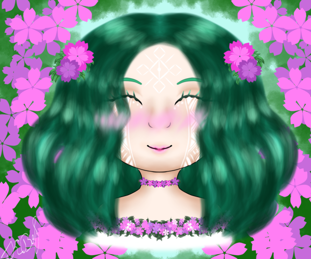 Mavka is a forest keeper 🌿🌱🌸🌷🌺🌳🌲 - ibisPaint