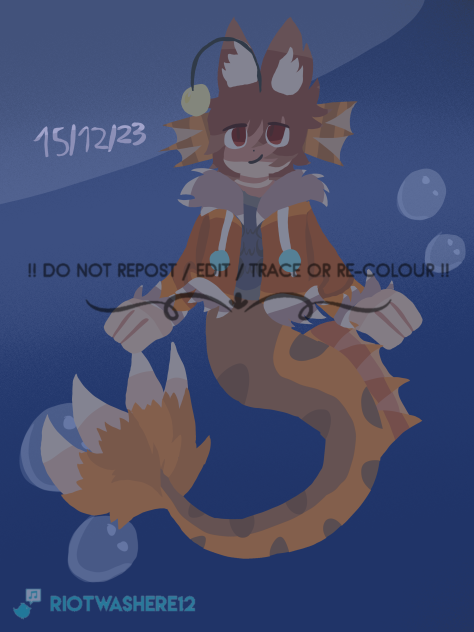 Merman GD Colon 🌊🐚 - ibisPaint