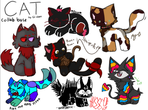 Cat collab! - ibisPaint