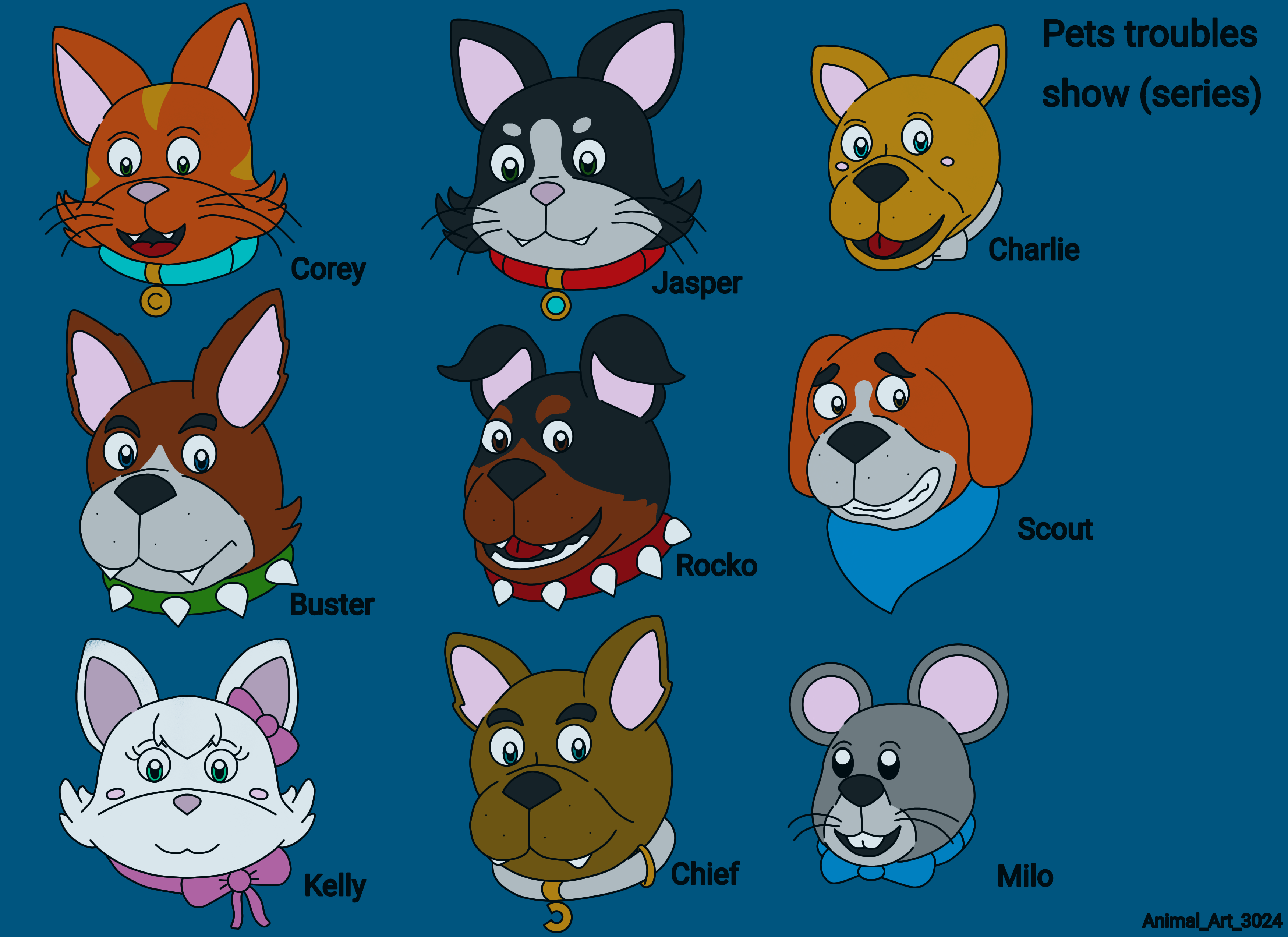 Pets troubles show (series) - ibisPaint