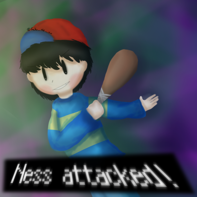 Ness attacked!! - ibisPaint