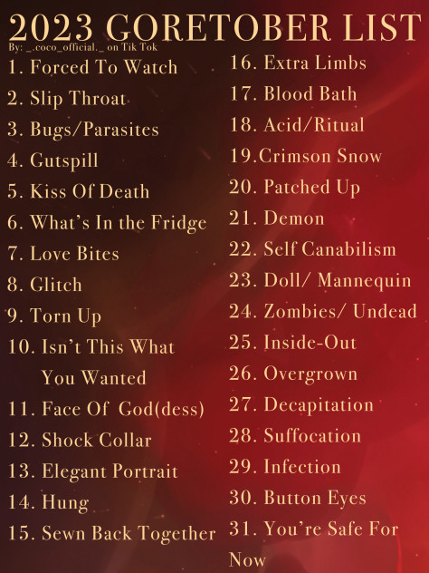 Goretober - ibisPaint