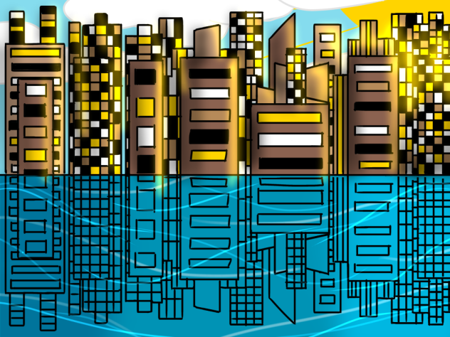 Cityscape - ibisPaint