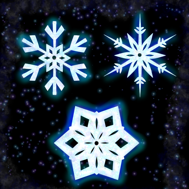 Snow Flakes - ibisPaint