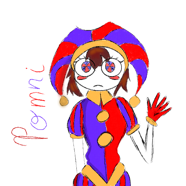Pom I thé amazing digital circus - ibisPaint