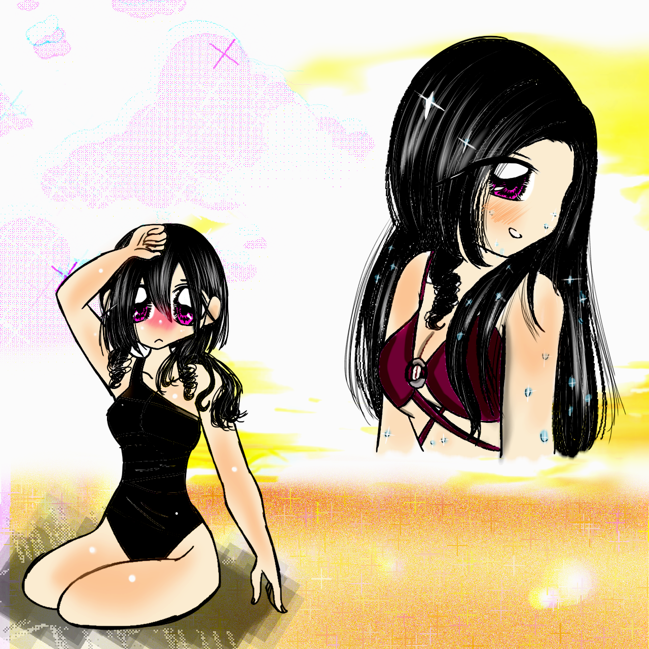 🌅Sunny Beach.. one more time🌞🌅 - ibisPaint