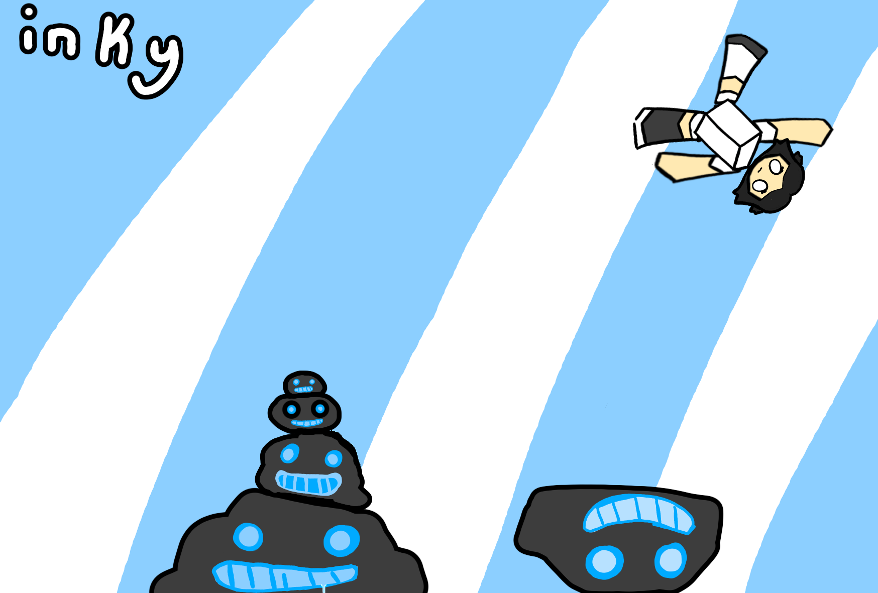 The rocks stack - ibisPaint