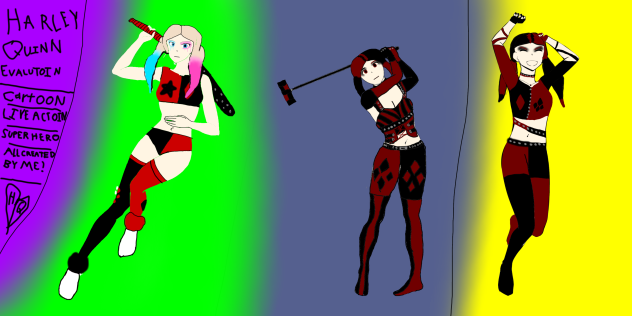Harley Quinn Evalution - ibisPaint