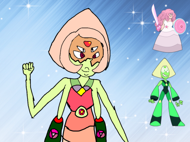 Steven Universe- Rose+Peridot Fusion - ibisPaint