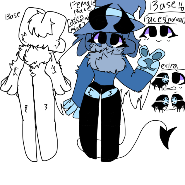 foursona OCS base because yes - ibisPaint