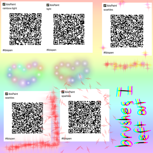 brush qr codes 6 - ibisPaint