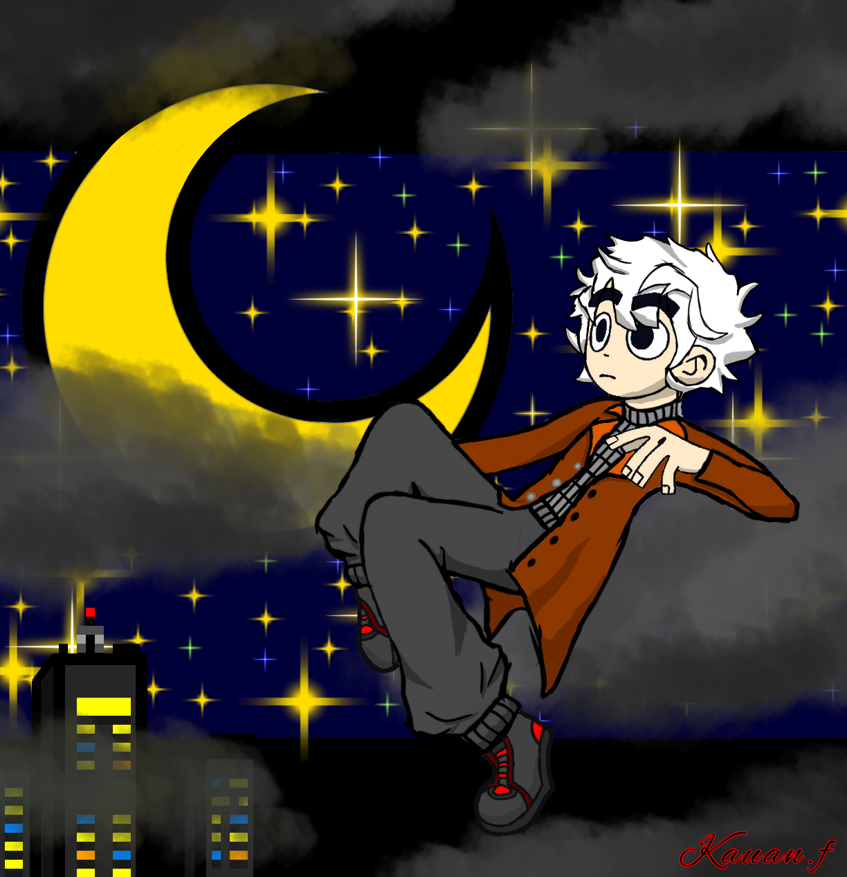 my oc in the Scott pilgrim trend - ibisPaint