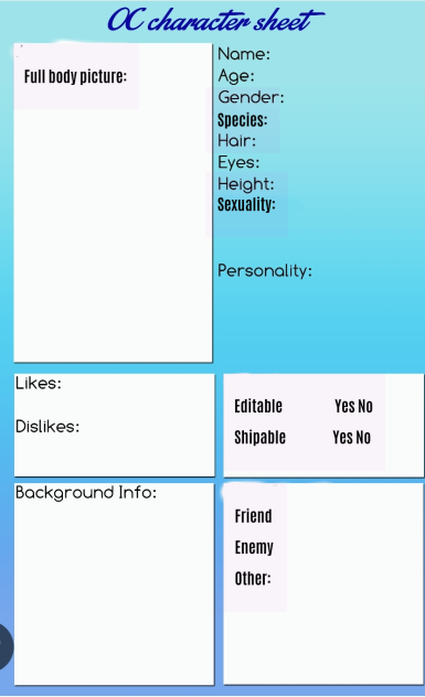 oc sheet - ibisPaint