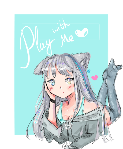 Nya~ play with me - ibisPaint