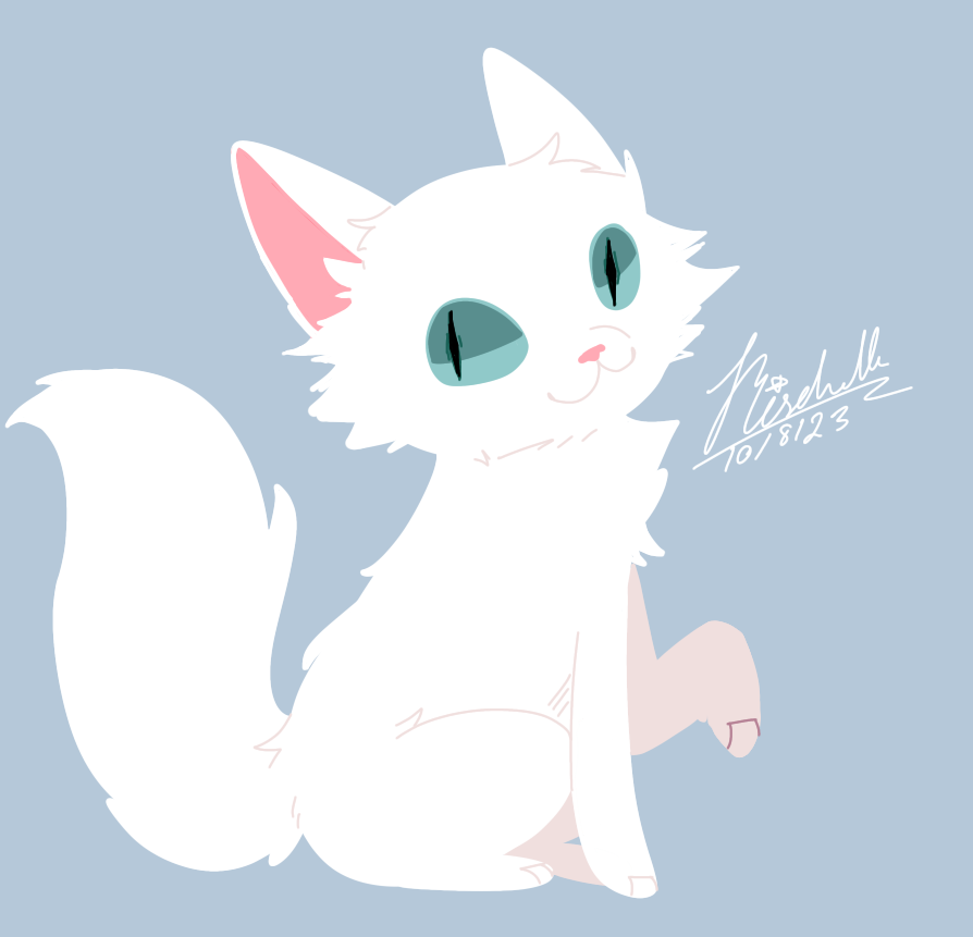 fluffy cat🐈 - ibisPaint