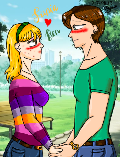 My OC’s Sunia and Ben - ibisPaint