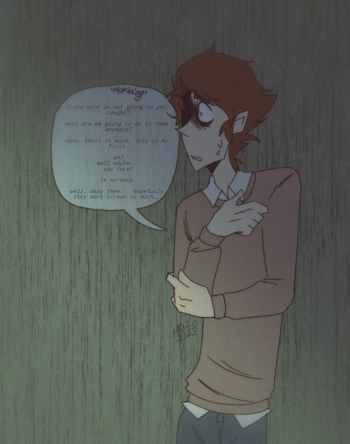 pov you're his first victim - ibisPaint