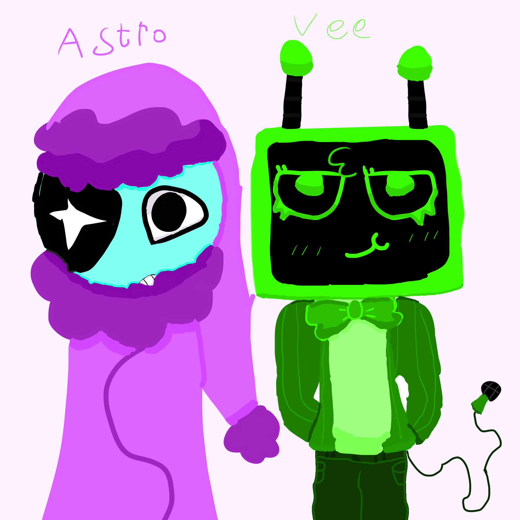 Vee and Astro - ibisPaint