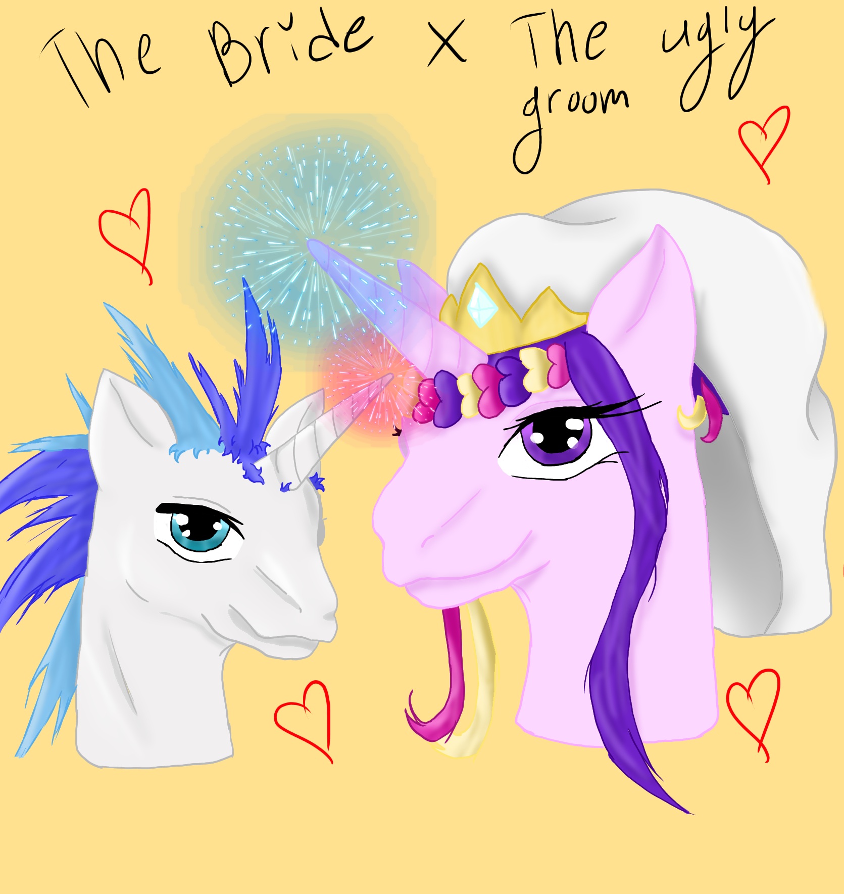 the bride x the ugly groom - ibisPaint