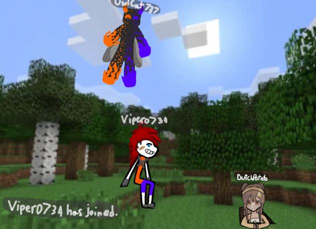 Another Minecraft collab - ibisPaint