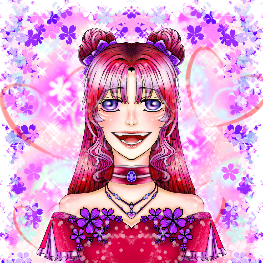 hoa đào tím 🌸🟣 - ibisPaint