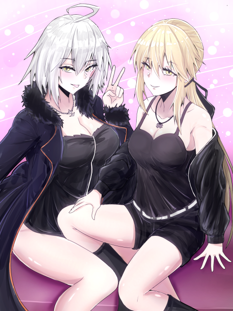 artoria and jeanne alter(FGO) - ibisPaint
