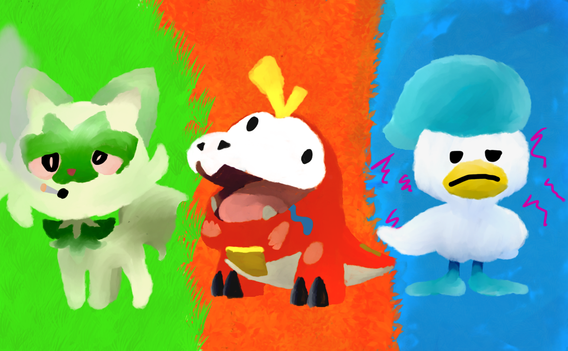 Gen 9 starters - ibisPaint