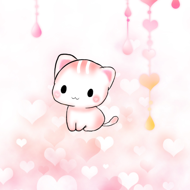 Pretty kitty(by my lil sis) - ibisPaint