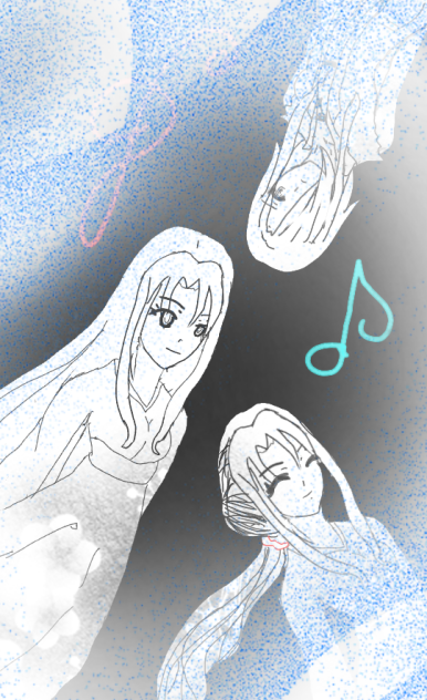 tre ragazze - ibisPaint