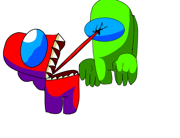 Among us kill remake - ibisPaint