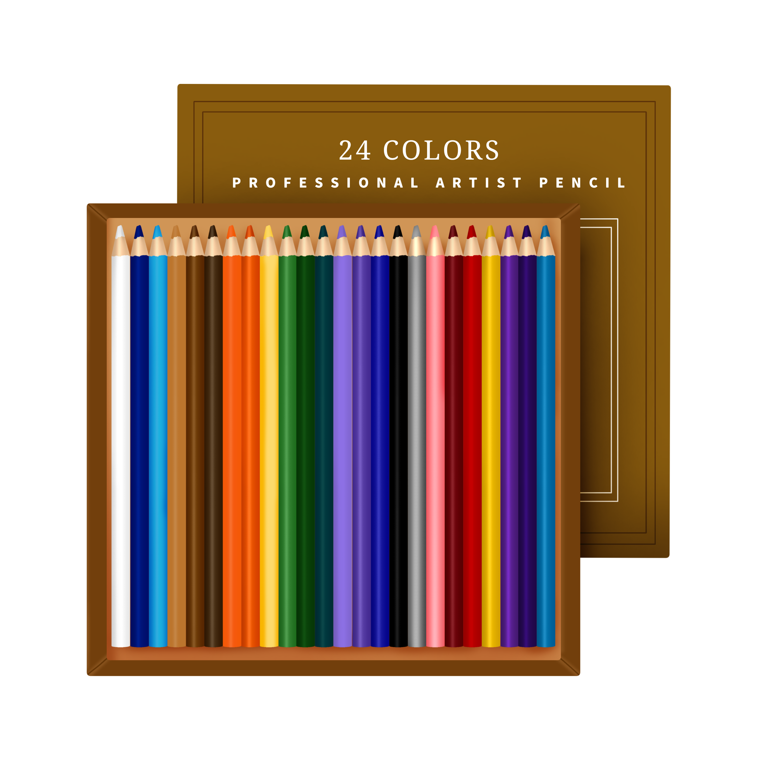24 color pencil set - ibisPaint