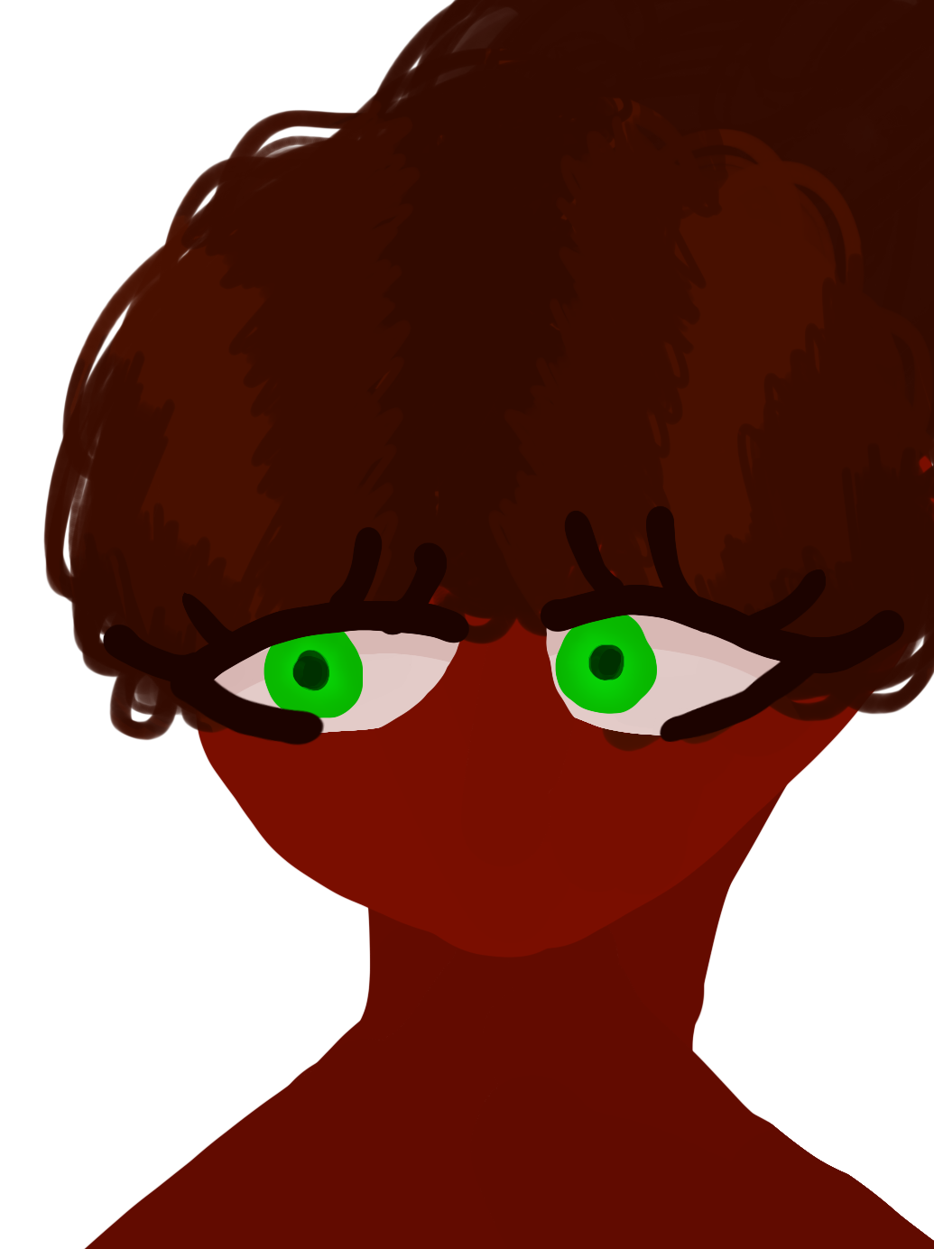 How to draw afro hair #52 - ibisPaint