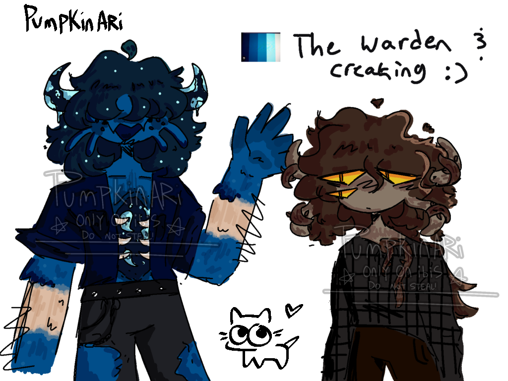 (Old art) Warden and creaking 🐾 - ibisPaint