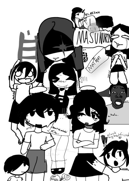 three masunurin series trailer cover. - ibisPaint