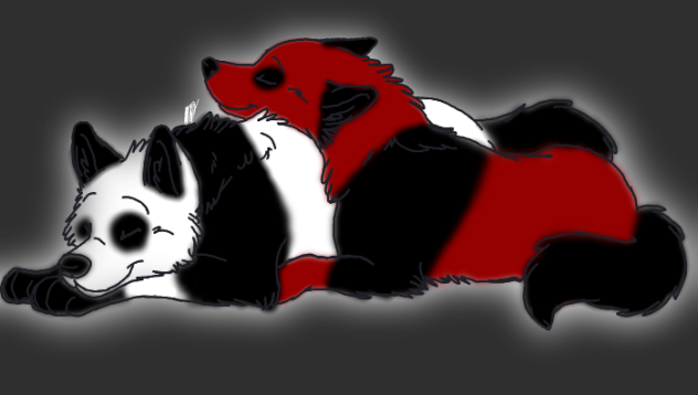 wolf pandas - ibisPaint