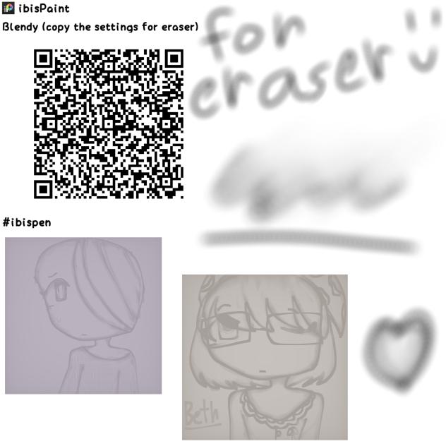 my blend brush for eraser - ibisPaint